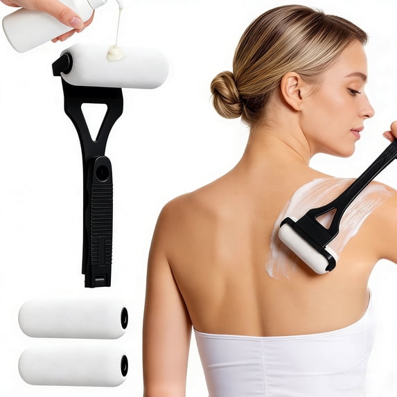 Back Lotion Applicator Long Handle, Foldable Lotion Applicator for Back ...