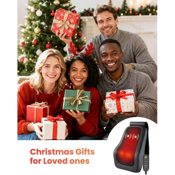 Back Massager with Heat, Deep Tissue Shiatsu Neck and Back Massager for ...