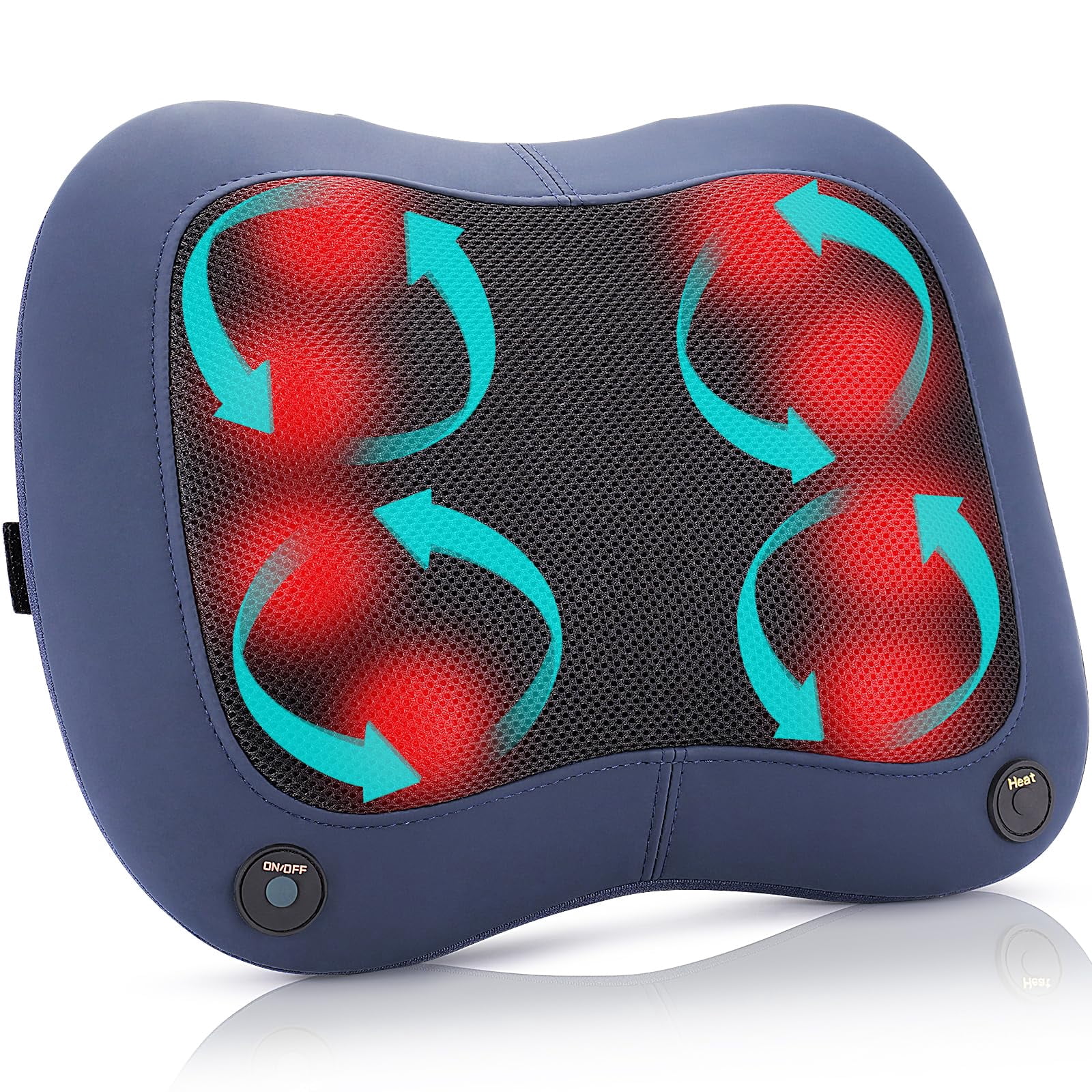 Back Massager for Pain TSF6 Relief, Deep Tissue Back with Heat, 8 ...
