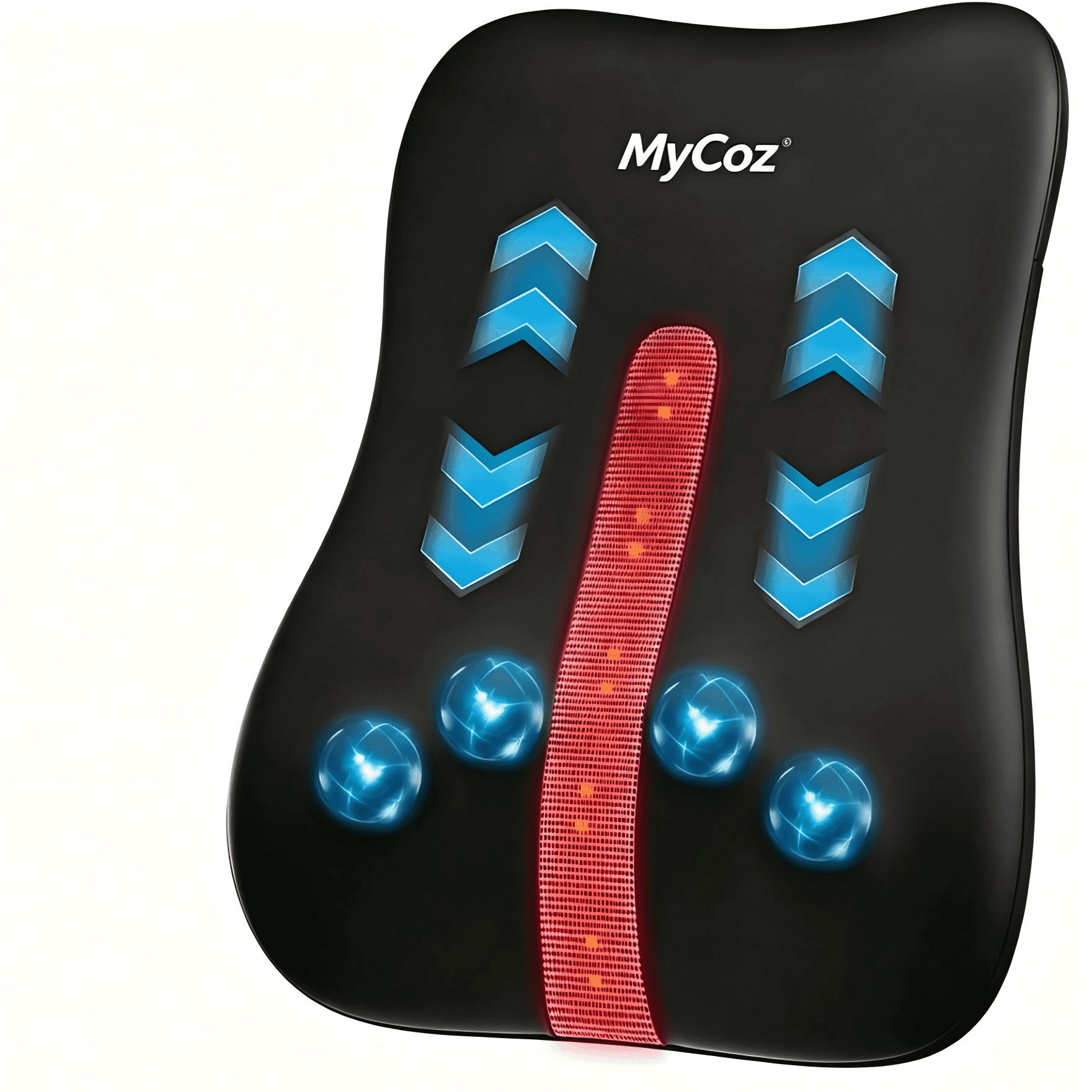 MyCoz Back Massager for Pain Relief Deep Tissue, Up-Down Rolling ...