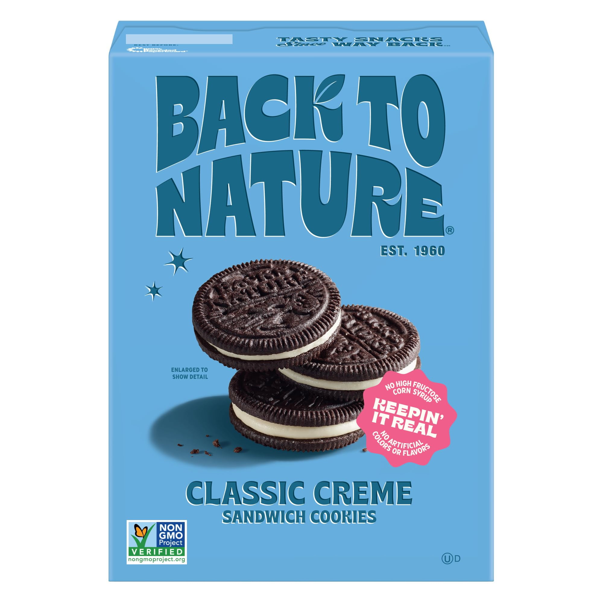Back to Nature Classic Creme HYZ01 Sandwich Cookies - Plant-Based ...