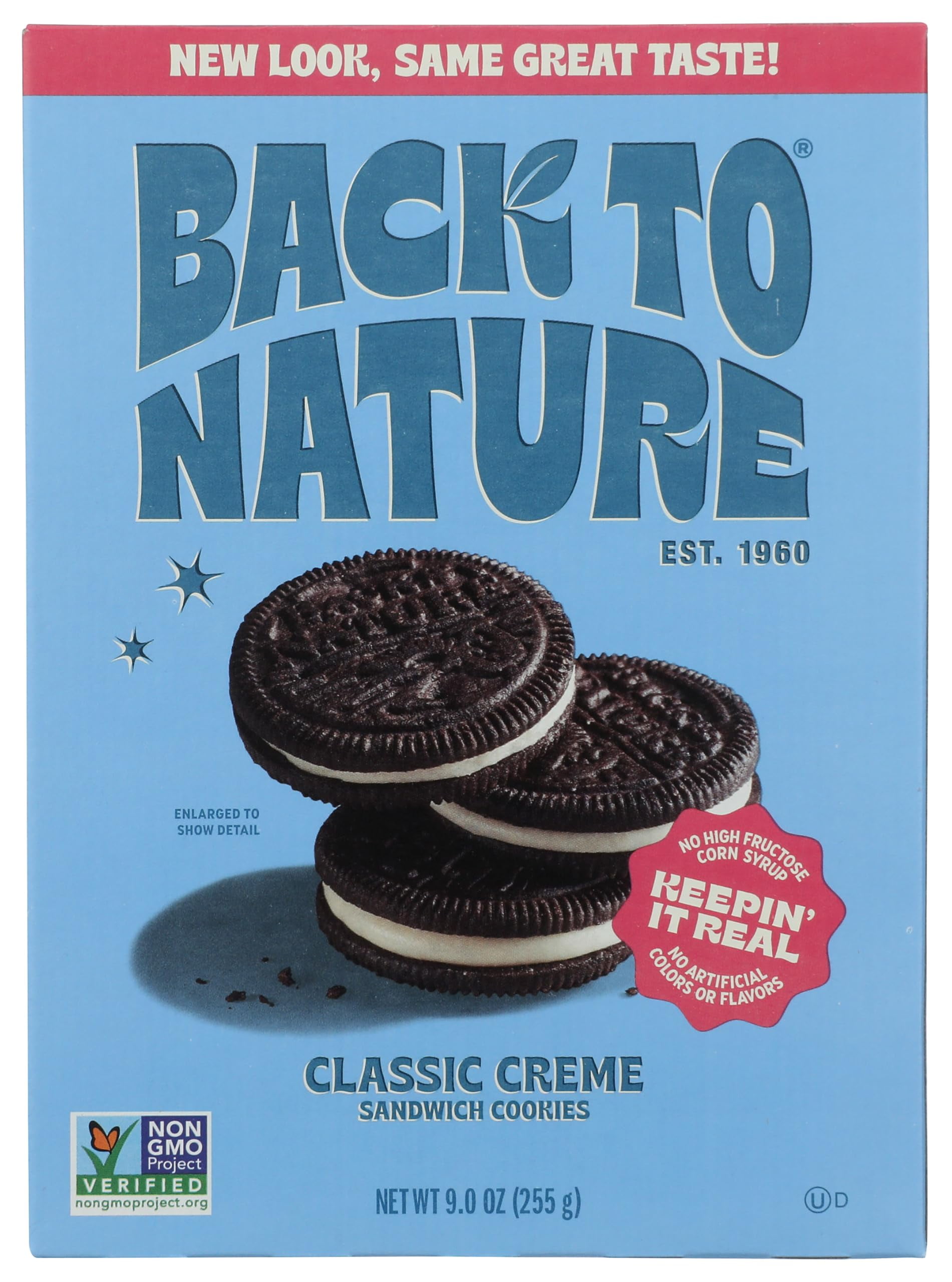 Back To Nature Classic DMF15 Creme Sandwich Cookies - Plant-Based ...