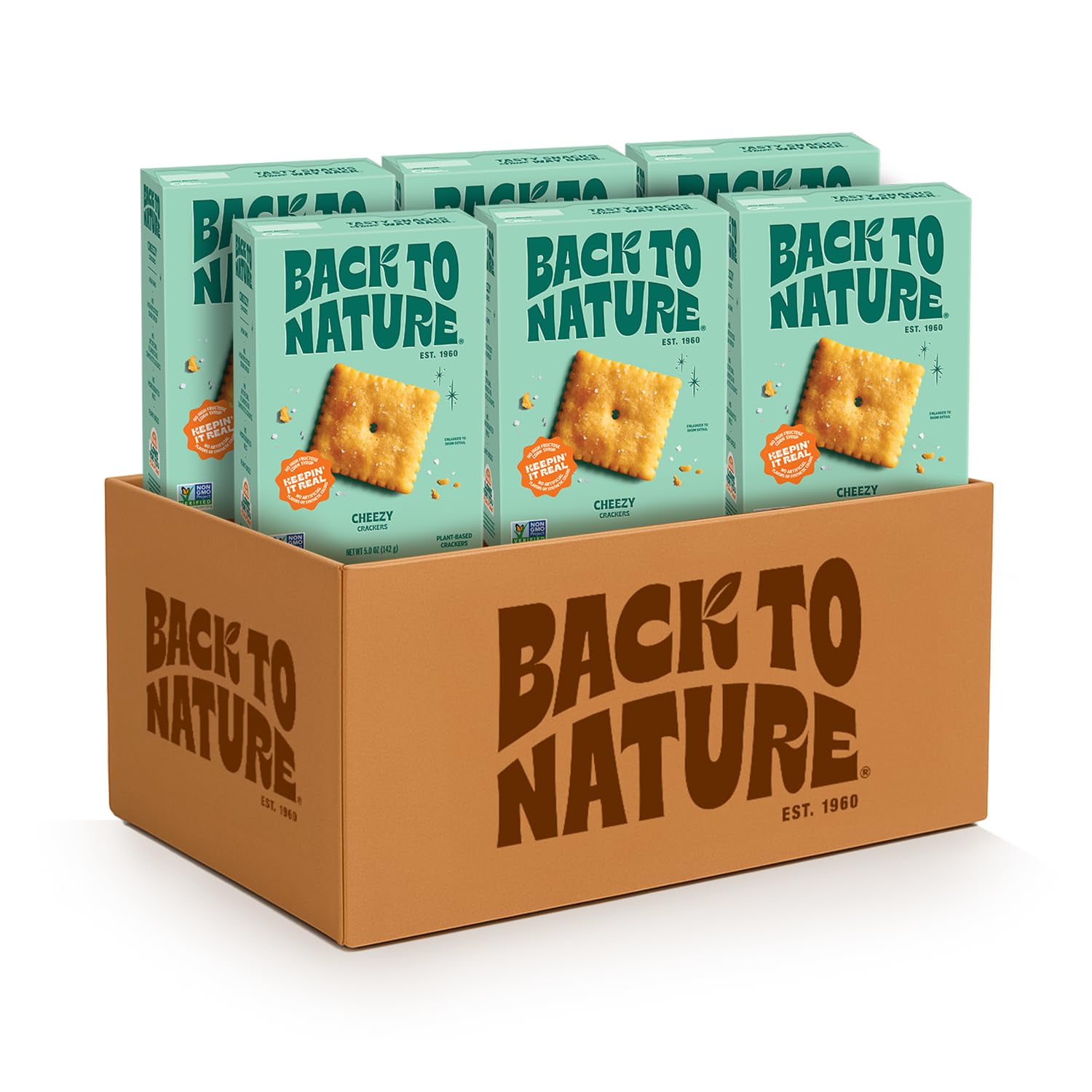 Back to Nature - KEF28 Cheezy Crackers - Seriously Tasty Cheese ...