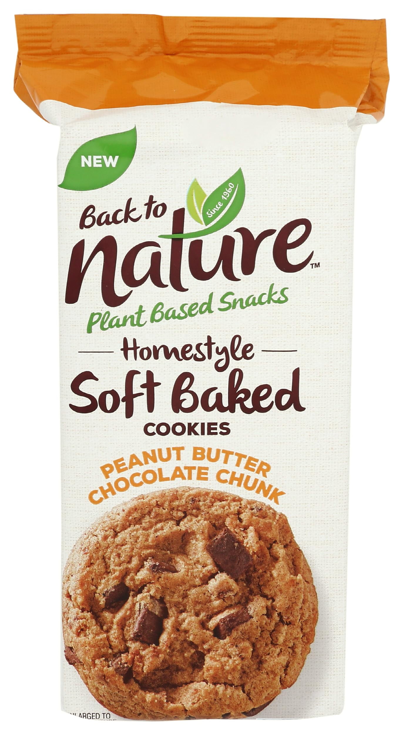 Back to Nature Peanut DPF11 Butter Chocolate Chunk Cookies - Homestyle ...