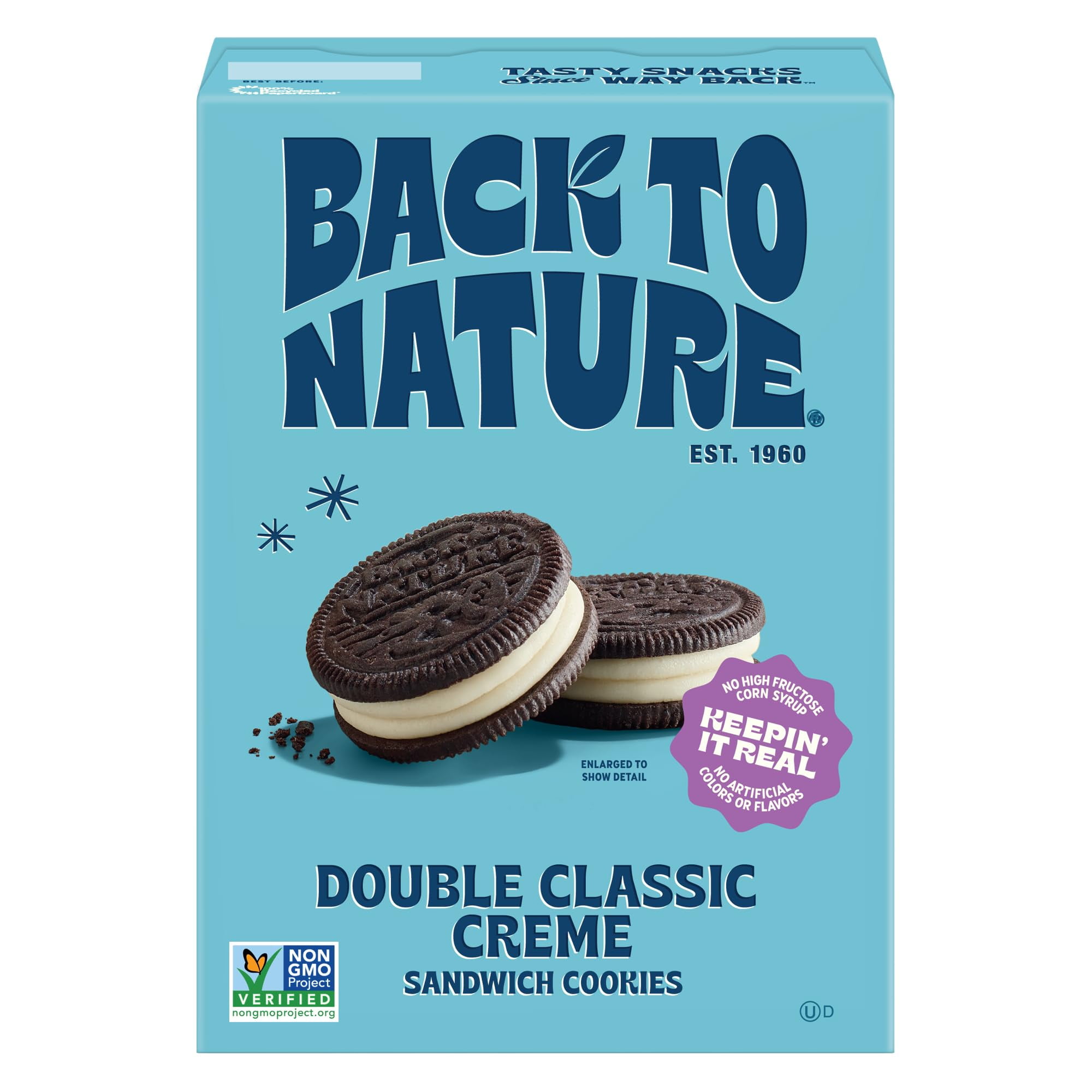 Back to Nature - XEF1 Double Classic Creme Sandwich Cookies - Enjoy Our ...