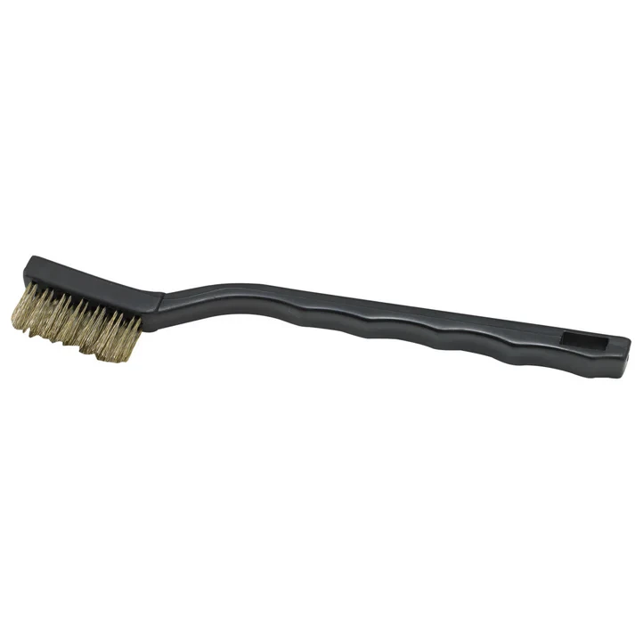 Back Of House Cleaning Mini Scratch Utility Brush Brass Bristles Black ...