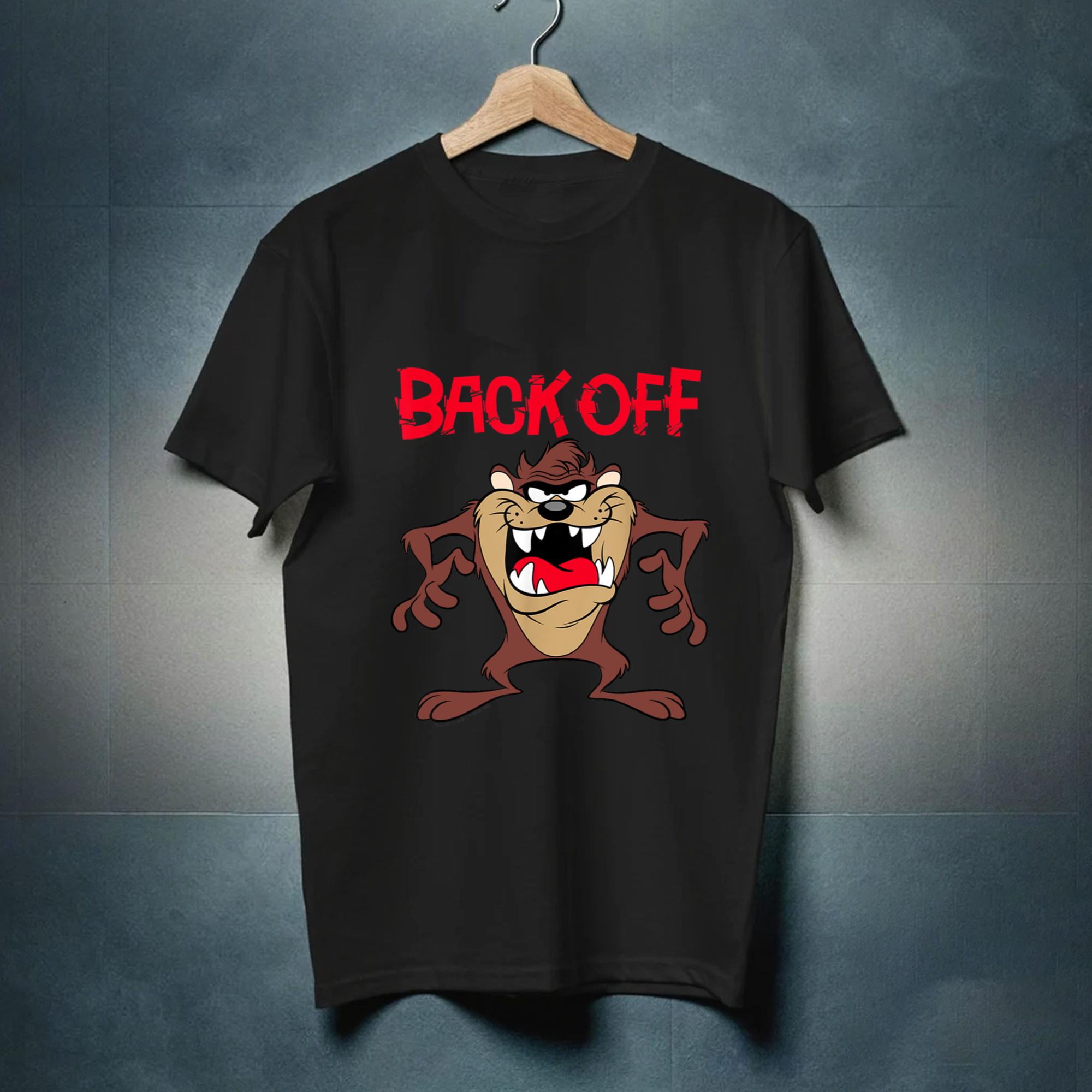 Back Off Angry Creature Shirt Cartoon Style Graphic Tee Gift New ...