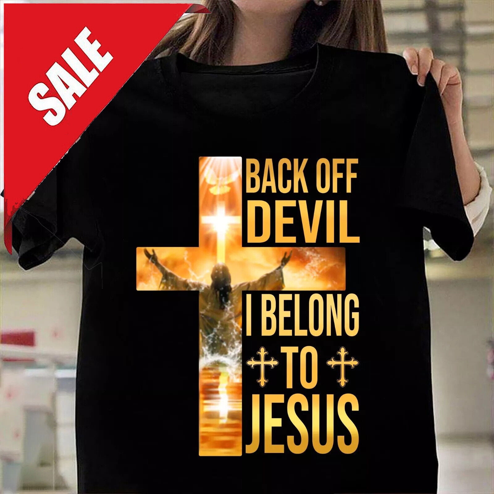 Back Off I Belong To Jesus My Savior Faith Christians Cross God Lord ...