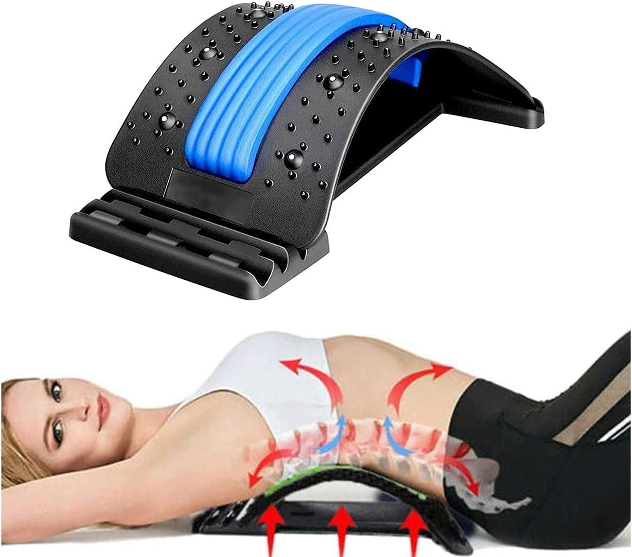 Back On Track, Multi-Level Back Stretcher, Adjustable Therapy Traction ...