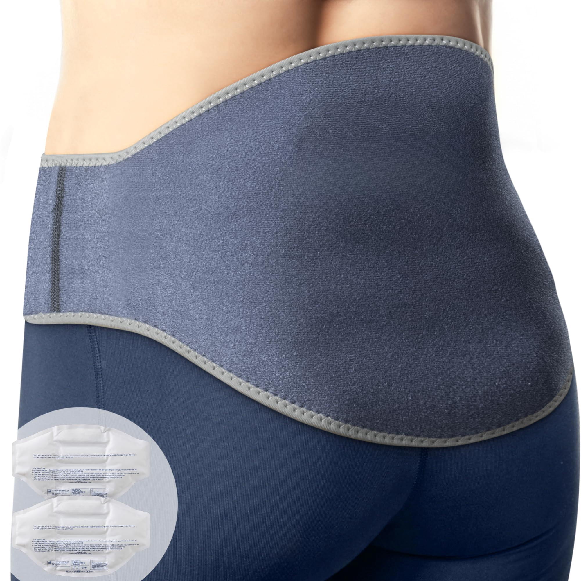 Back Pain Gel Pack Reusable Hot Cold Pad for Back Support - Walmart.com