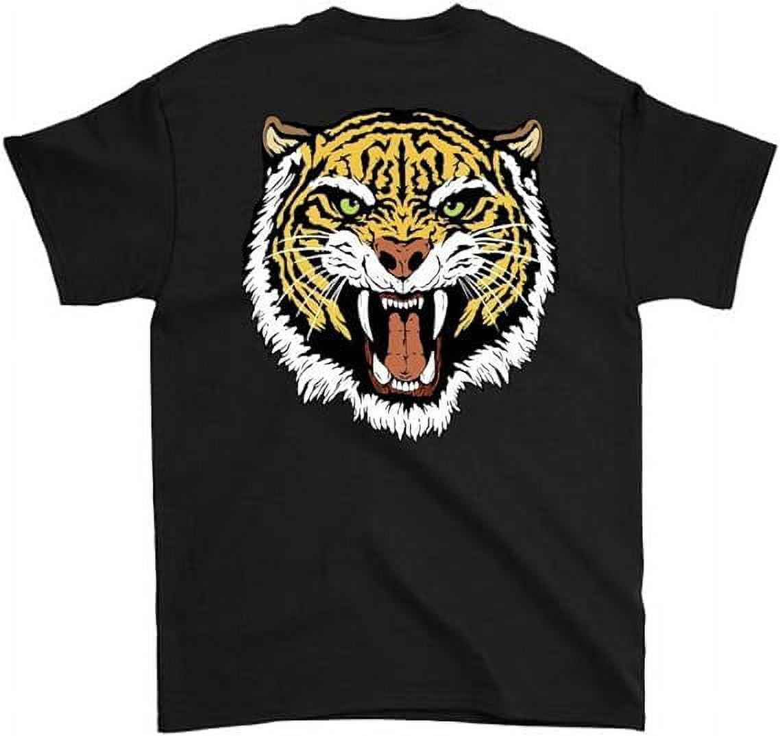 Back Print Design Heihachi Tiger T-Shirt - Walmart.com