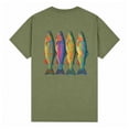 Back Print, Trout Fish Shirt, Fishing Shirt, Fisherman Gift, Rainbow ...