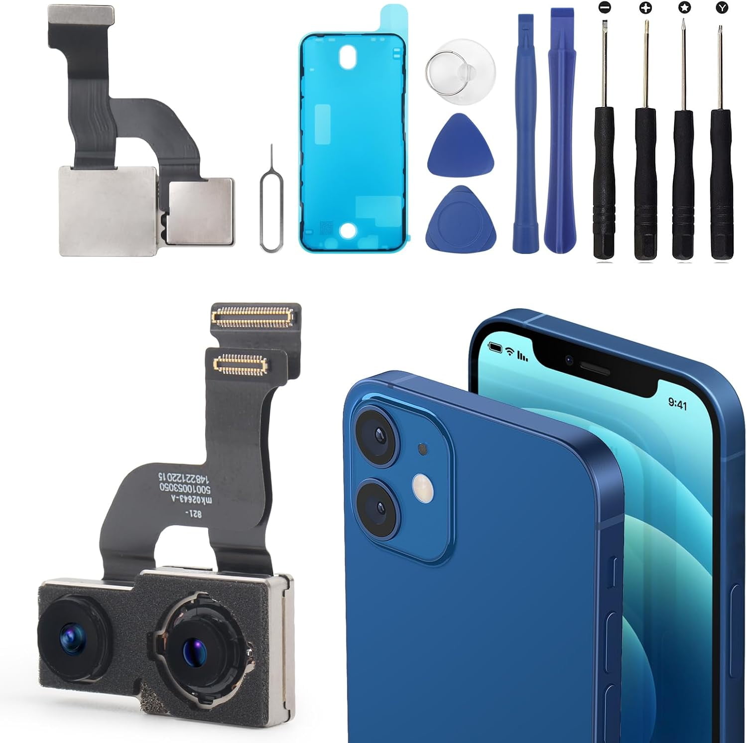 Back Rear Camera Replacement for iPhone 12 Module 12MP Main Rear Lens ...