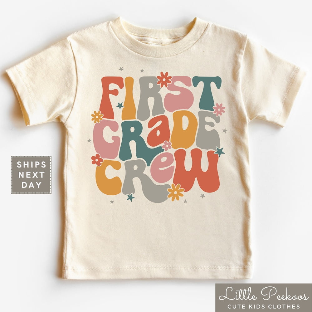 Back To School 1St Grade Kids Shirt - Retro Back To School Shirt ...