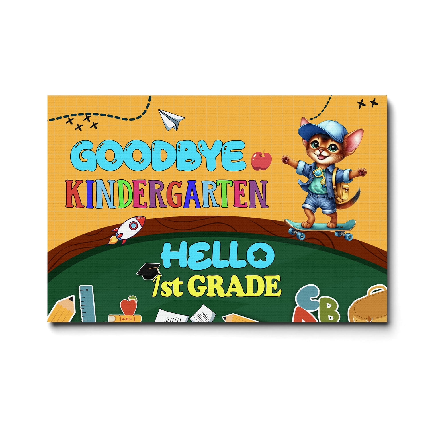 Back to School Abyssinian Goodbye Kindergarten Hello 1st Grade ...