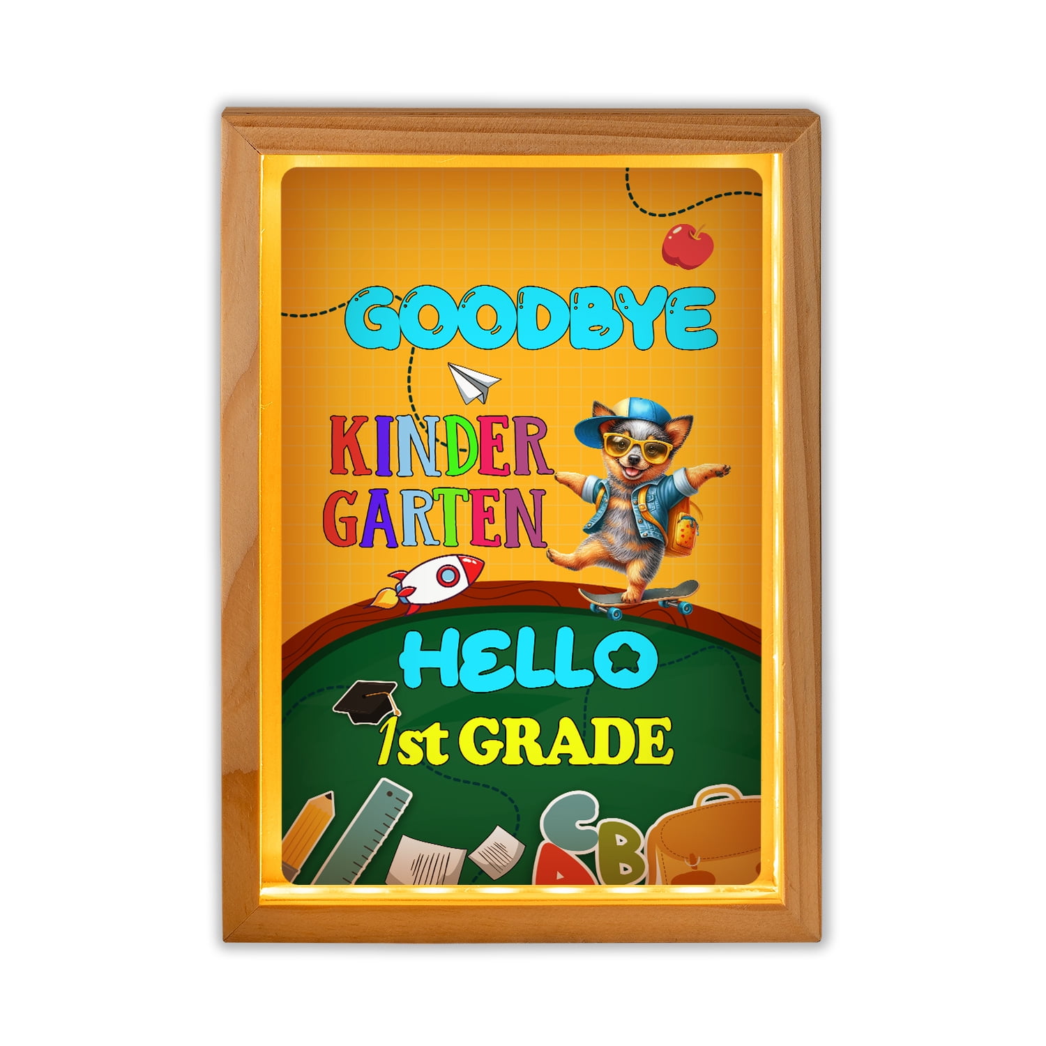 Back to School Australian Cattle Dog Goodbye Kindergarten Hello 1st ...