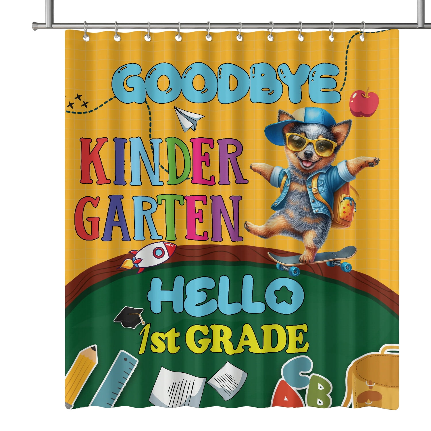 Back to School Australian Cattle Dog Goodbye Kindergarten Hello 1st ...