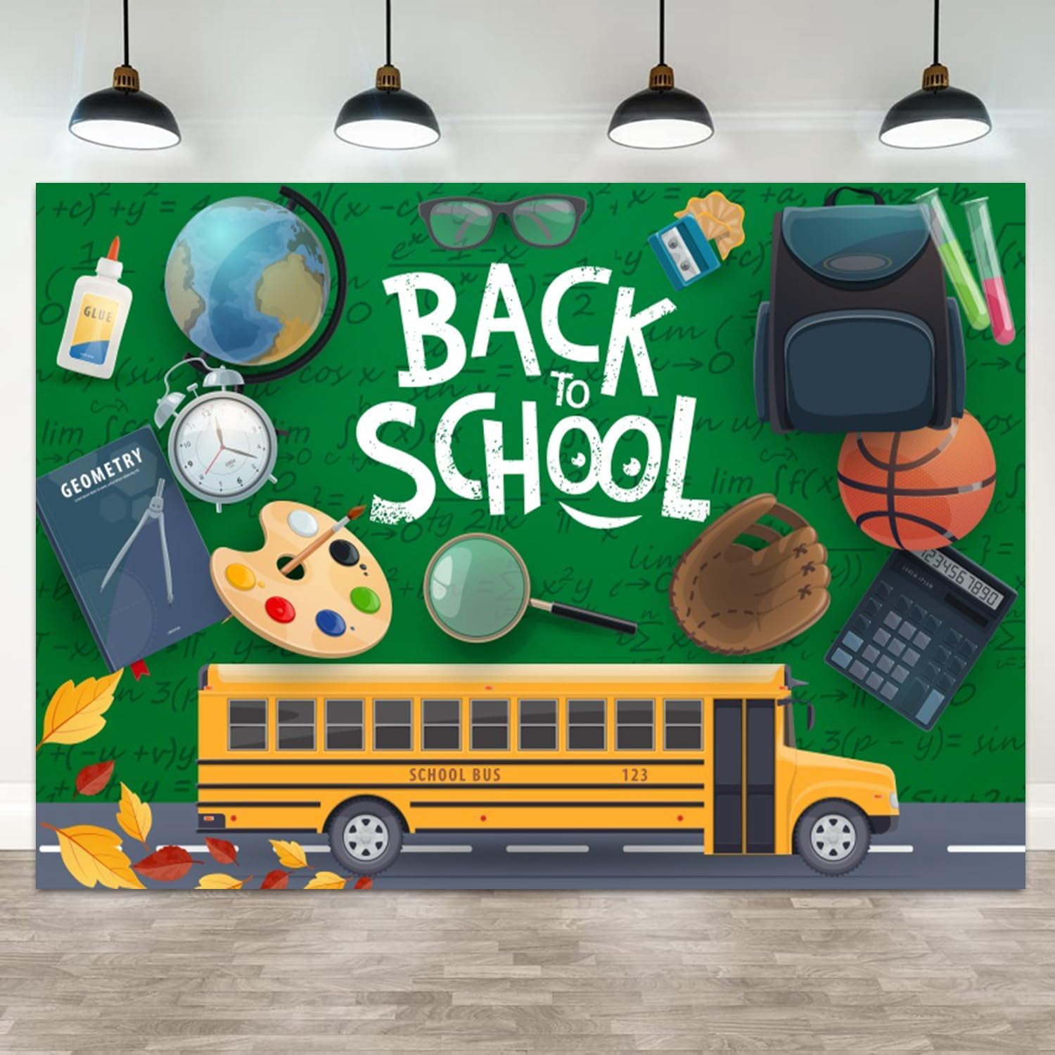Back to School Backdrop Kids Party Classroom Theme Photography ...