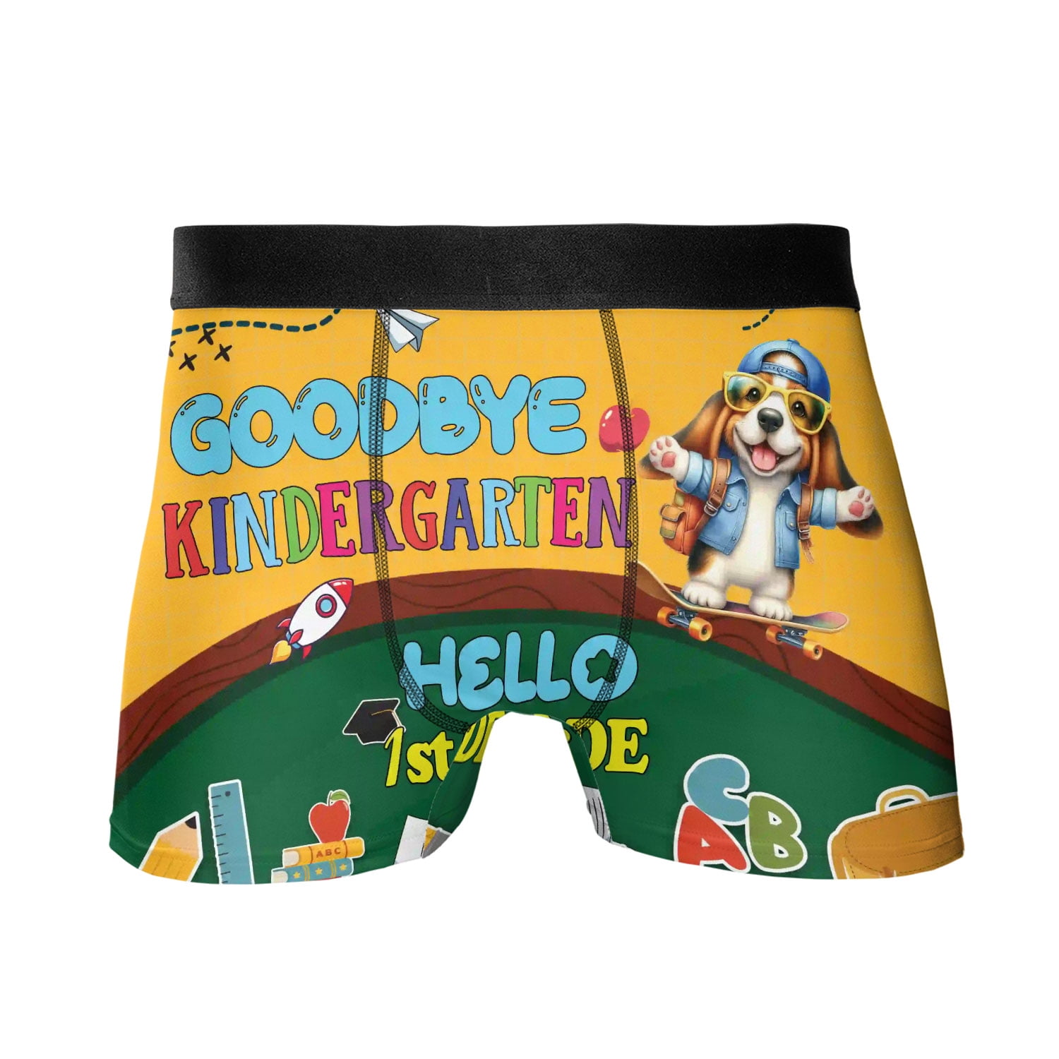 Back to School Basset Hound Goodbye Kindergarten Hello 1st Grade All ...