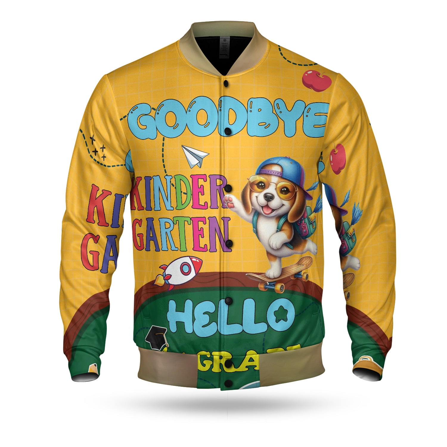 Back to School Beagle Goodbye Kindergarten Hello 1st Grade All Over ...