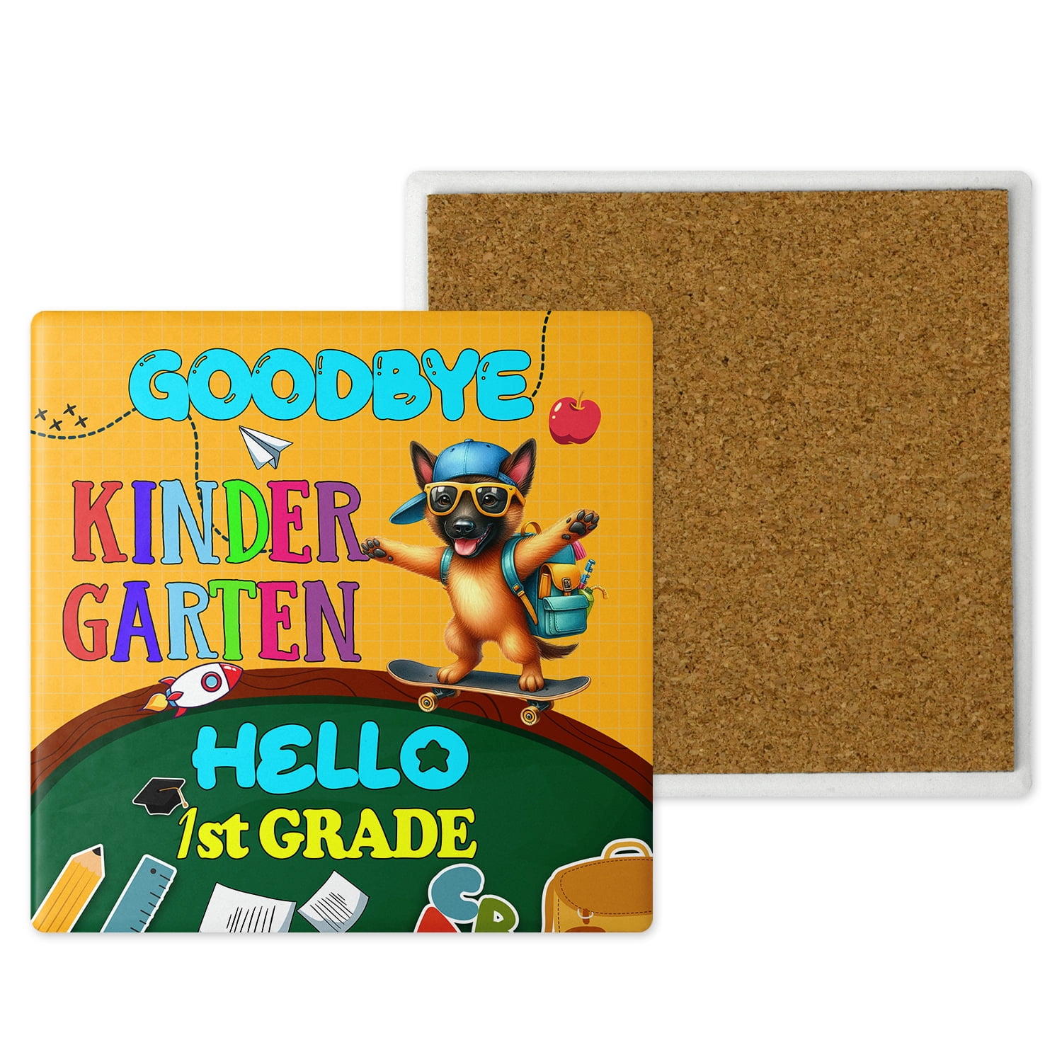 Back to School Belgian Malinois Goodbye Kindergarten Hello 1st Grade ...