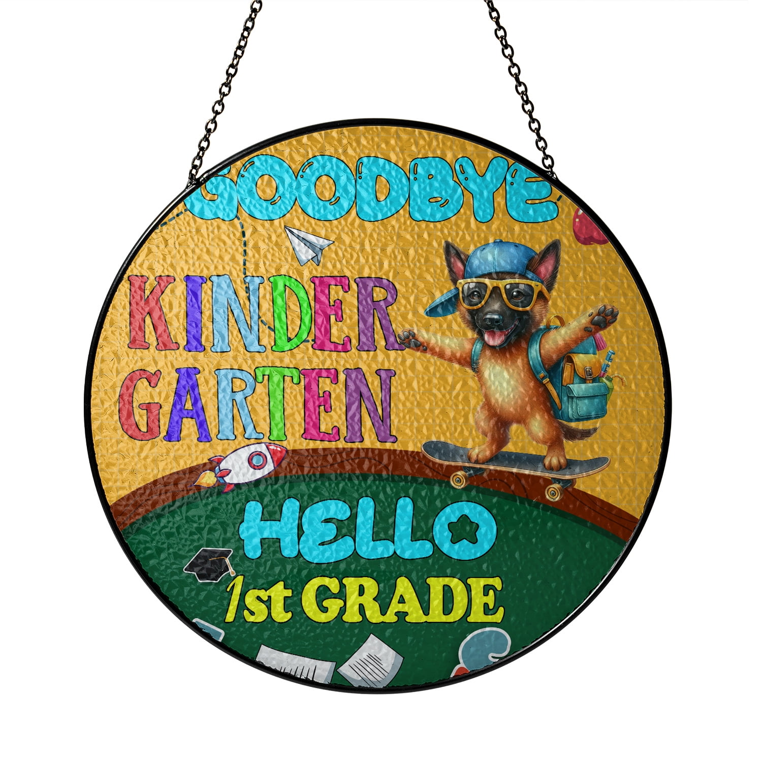 Back to School Belgian Malinois Goodbye Kindergarten Hello 1st Grade ...