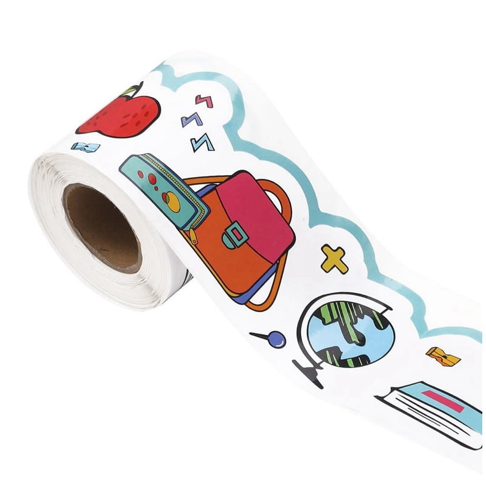 Back to School Bulletin Board Border Self Adhesive Scalloped Trim ...