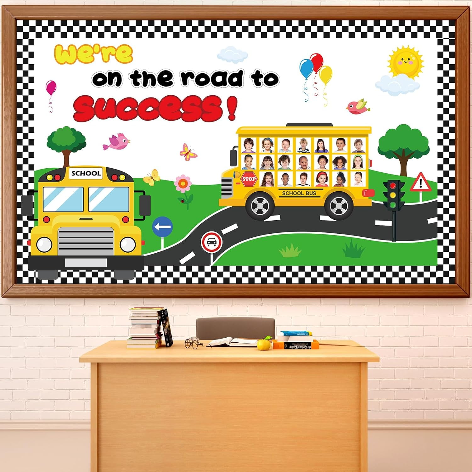Back to School Bulletin Board Classroom Decoration School Bus Cutouts ...