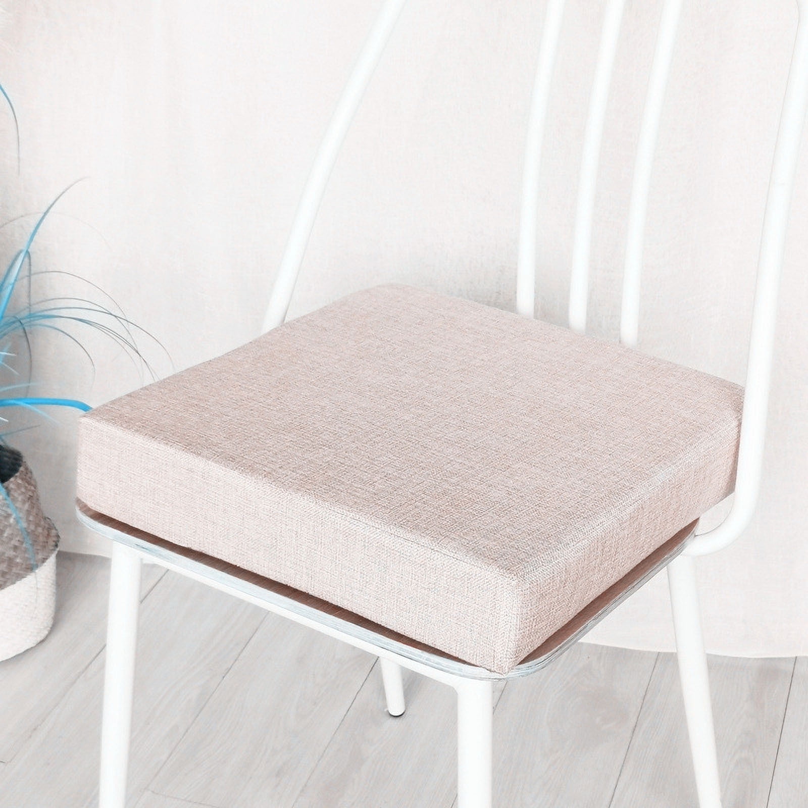 Kabnic Velvet Sofa Sponge Cushion, Solid Color Seat Cushion Window ...