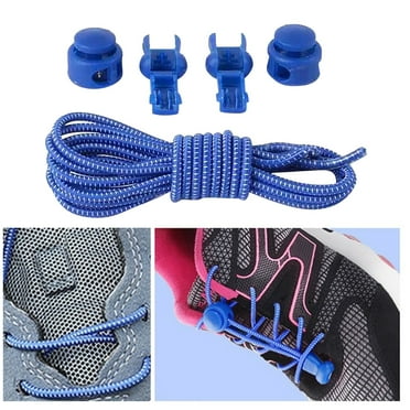Lazy No Tie Elastic Tieless Flat Lock Laces Shoe Laces Strings for ...