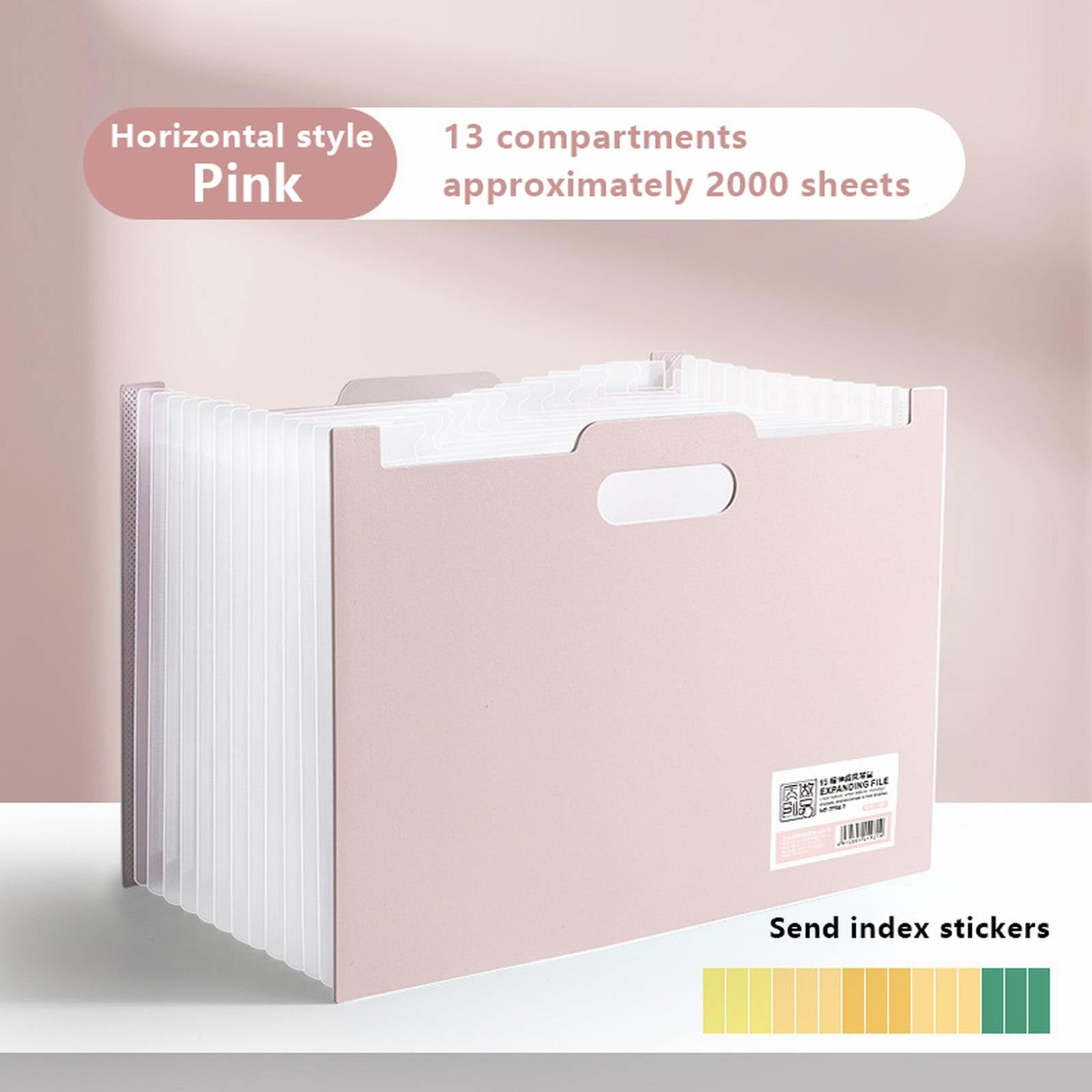 Back To School Expanding File Folder 13 Pockets Accordian File Holder ...