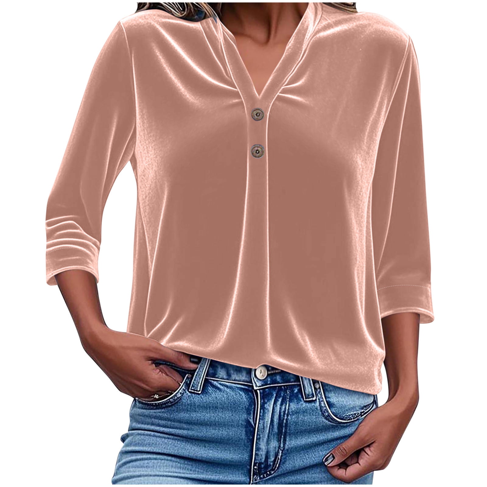 Back to School Fashion Fall Saving Fall Shirts for Women Vneck Women's ...