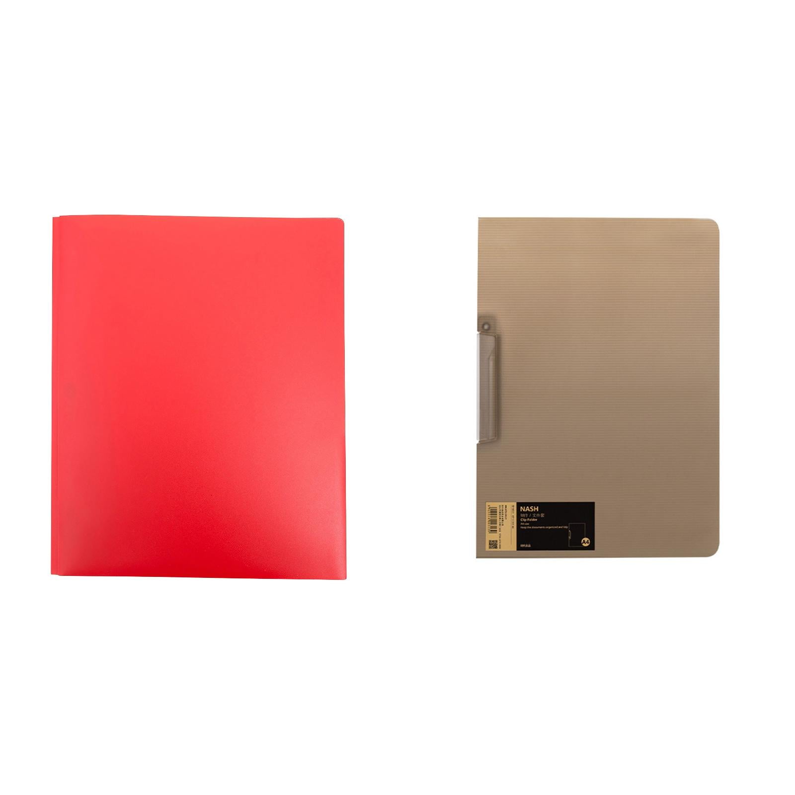 Back To School Foldable Plastic File Clipboard Profile Clip Folder A4 ...