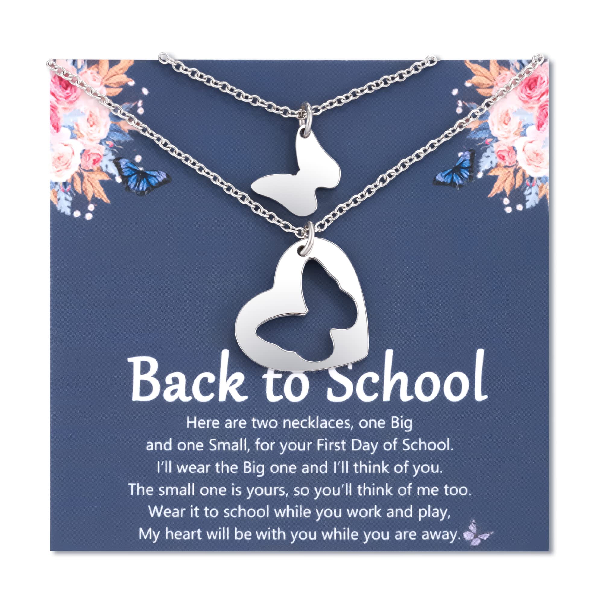 Back to School Gifts, Back to School Necklace Mommy and Me, First Day ...