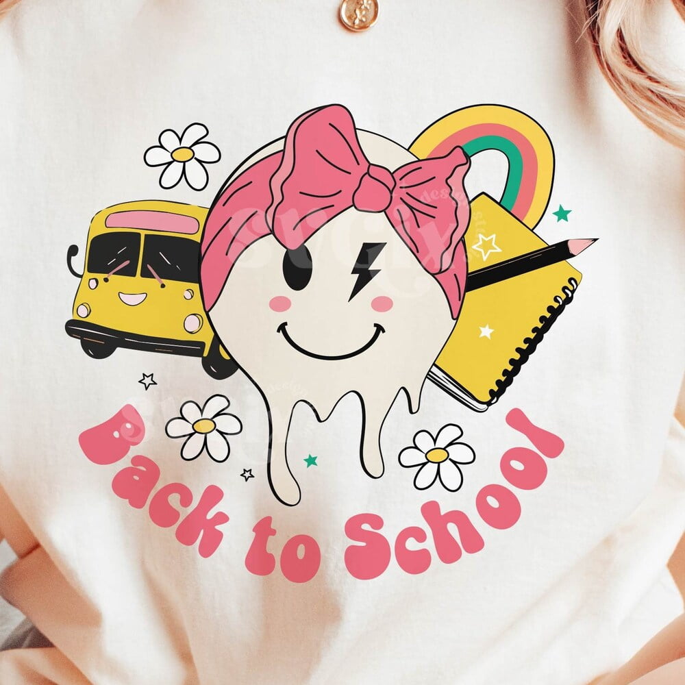 Back To School Girl Shirt - Cute Sublimation & Cut Files For Instant ...