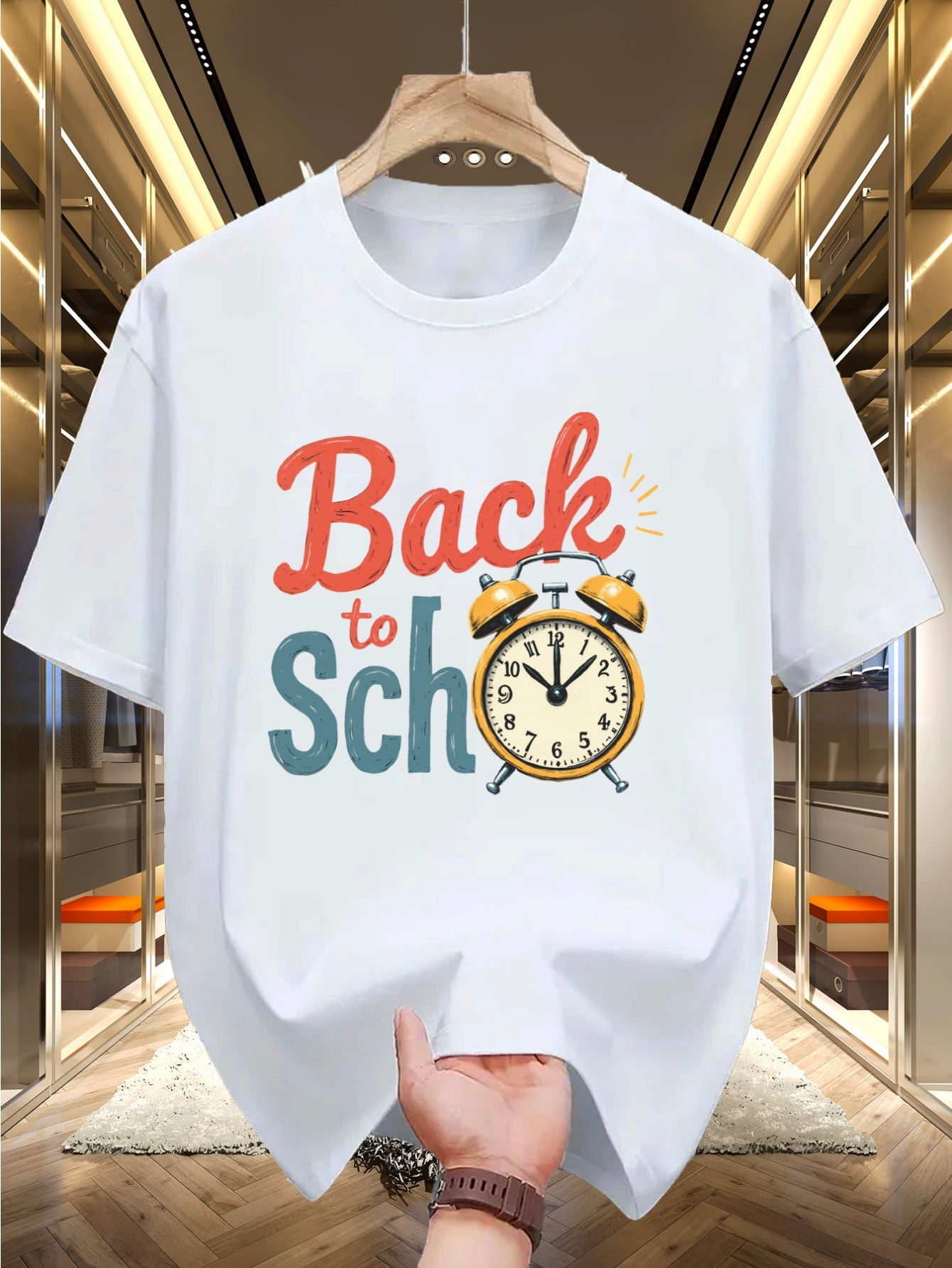 Back to School Graphic T-Shirt - Casual Cotton Tee with "Back to Sch" Design, all-Season Comfort ...