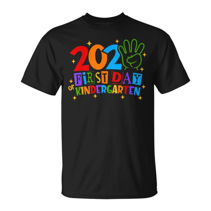Back to School Happy First Day of Kindergarten 2024 T-Shirt, Preschool ...
