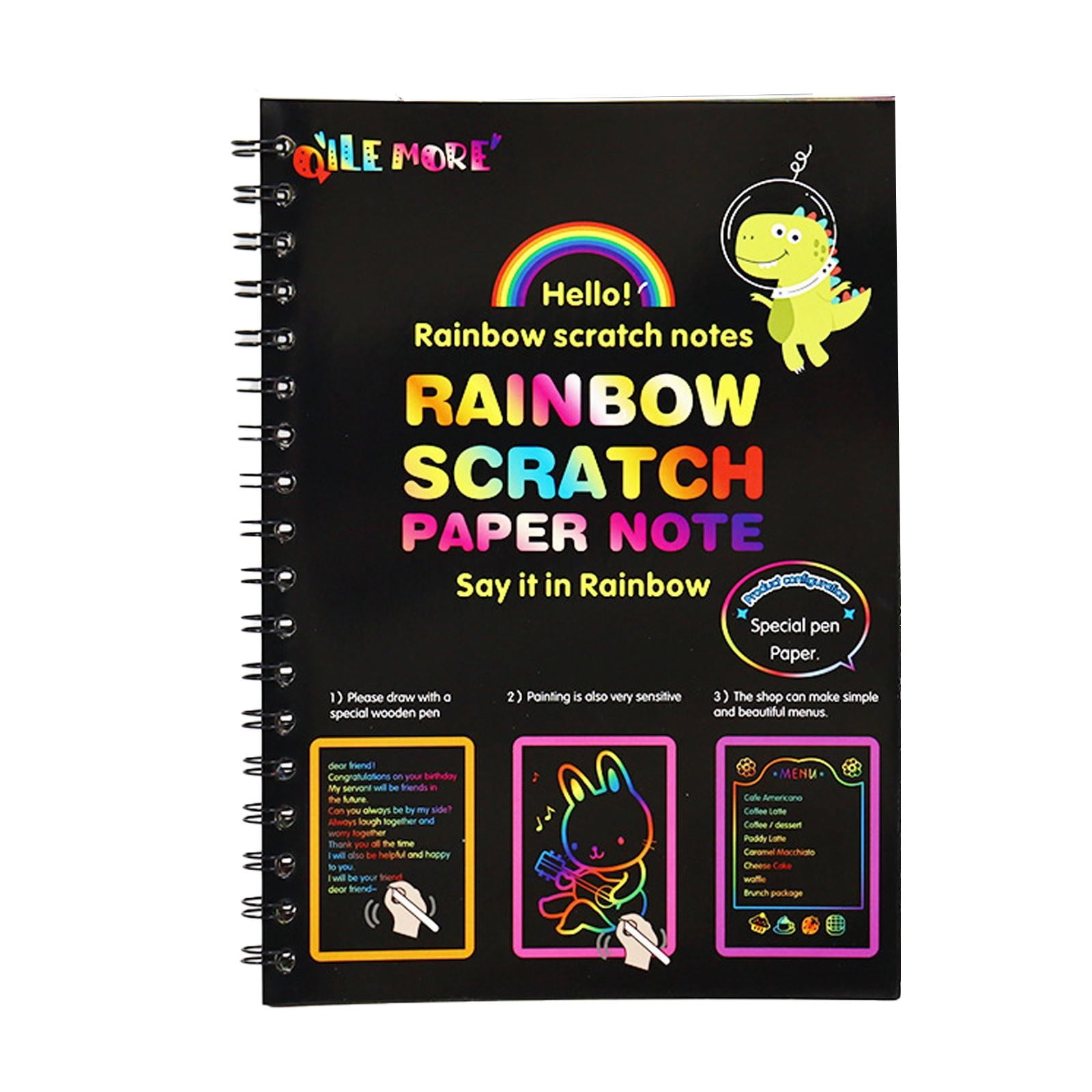 Back to School Savings! Colorful Scratch Book Festival Scratch Paint ...