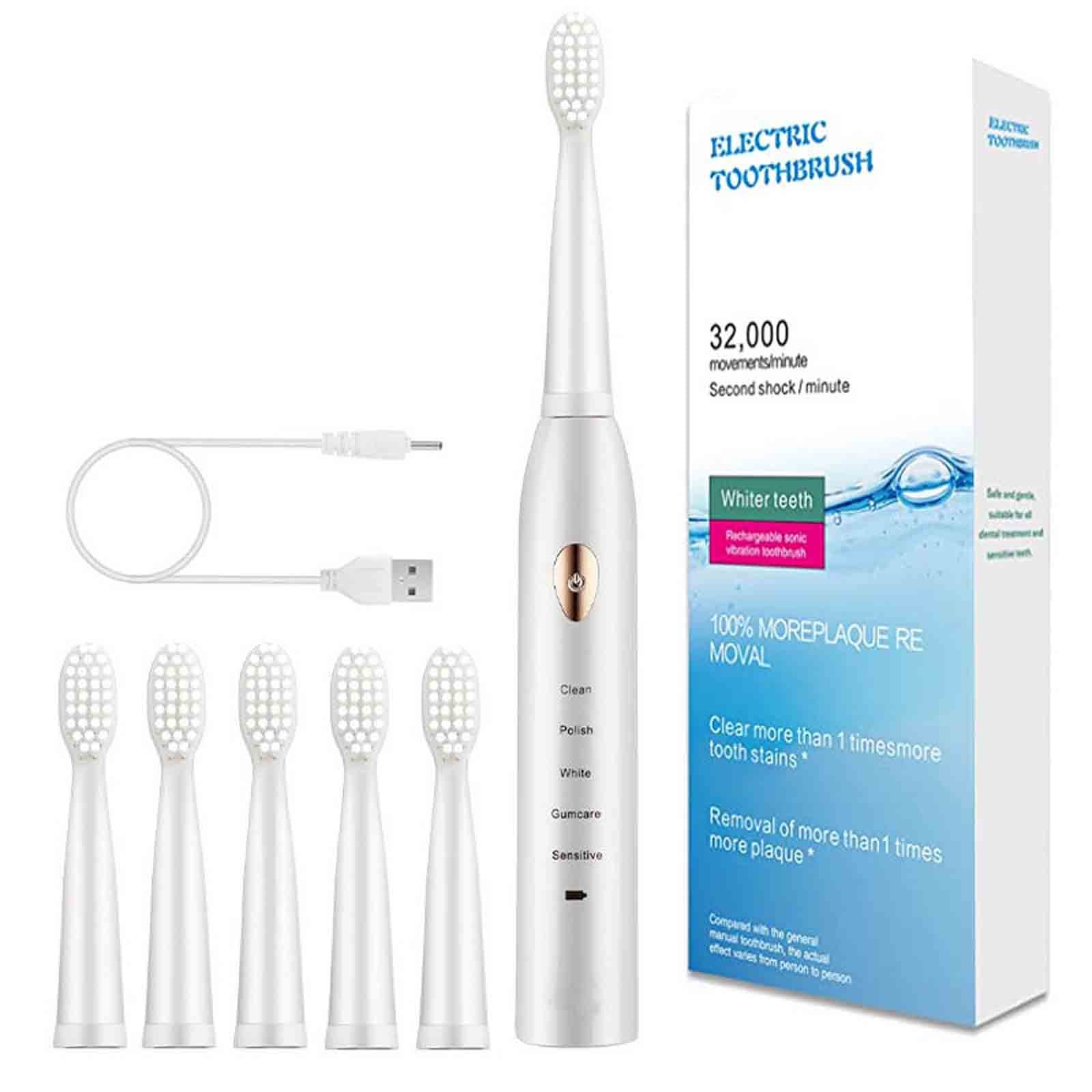 Christmas Savings Clearance! FELTREE 5 Grade Adult Electric Toothbrush ...