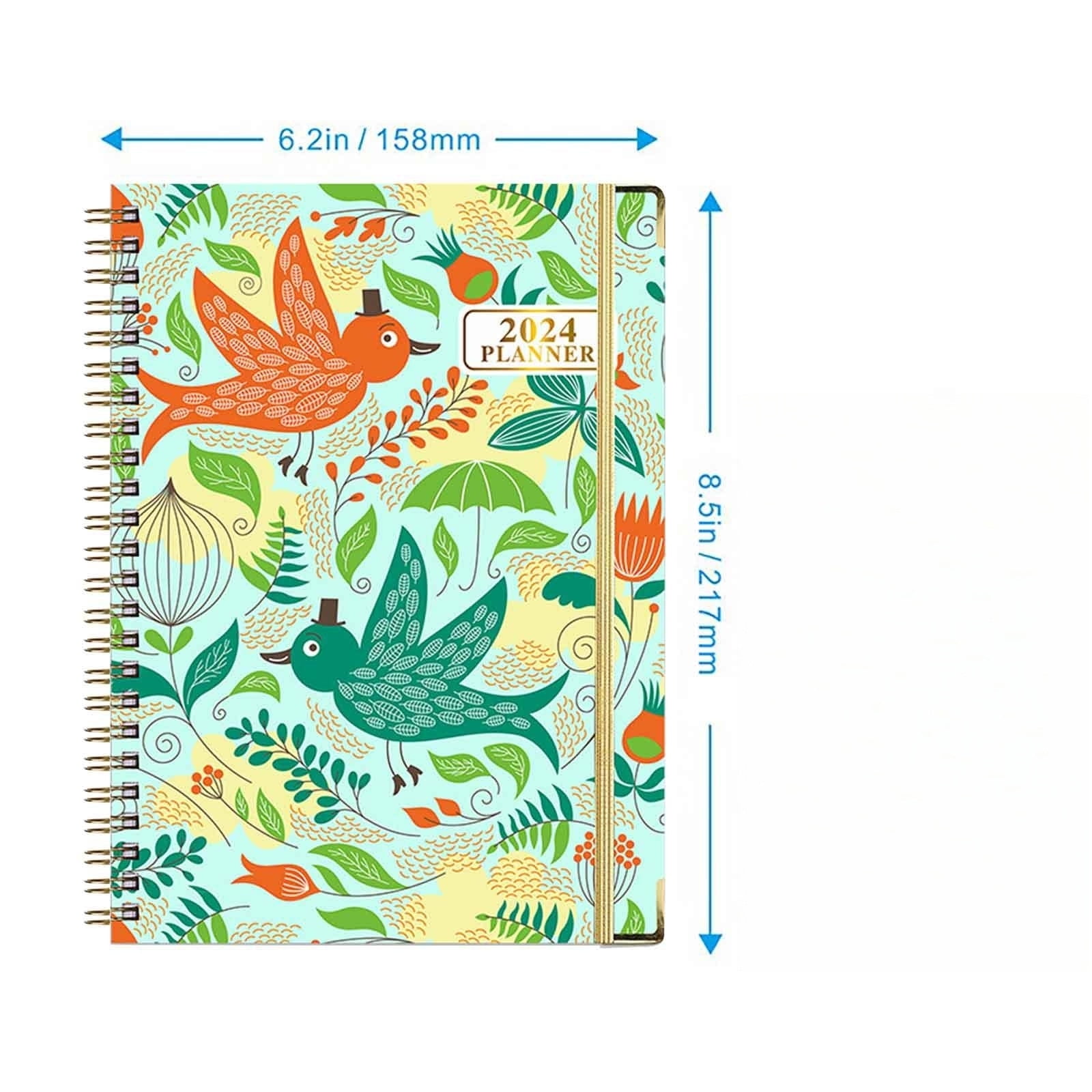 Back to School Savings! Feltree A5 Coil Notebook 2024 Weekly Schedule ...