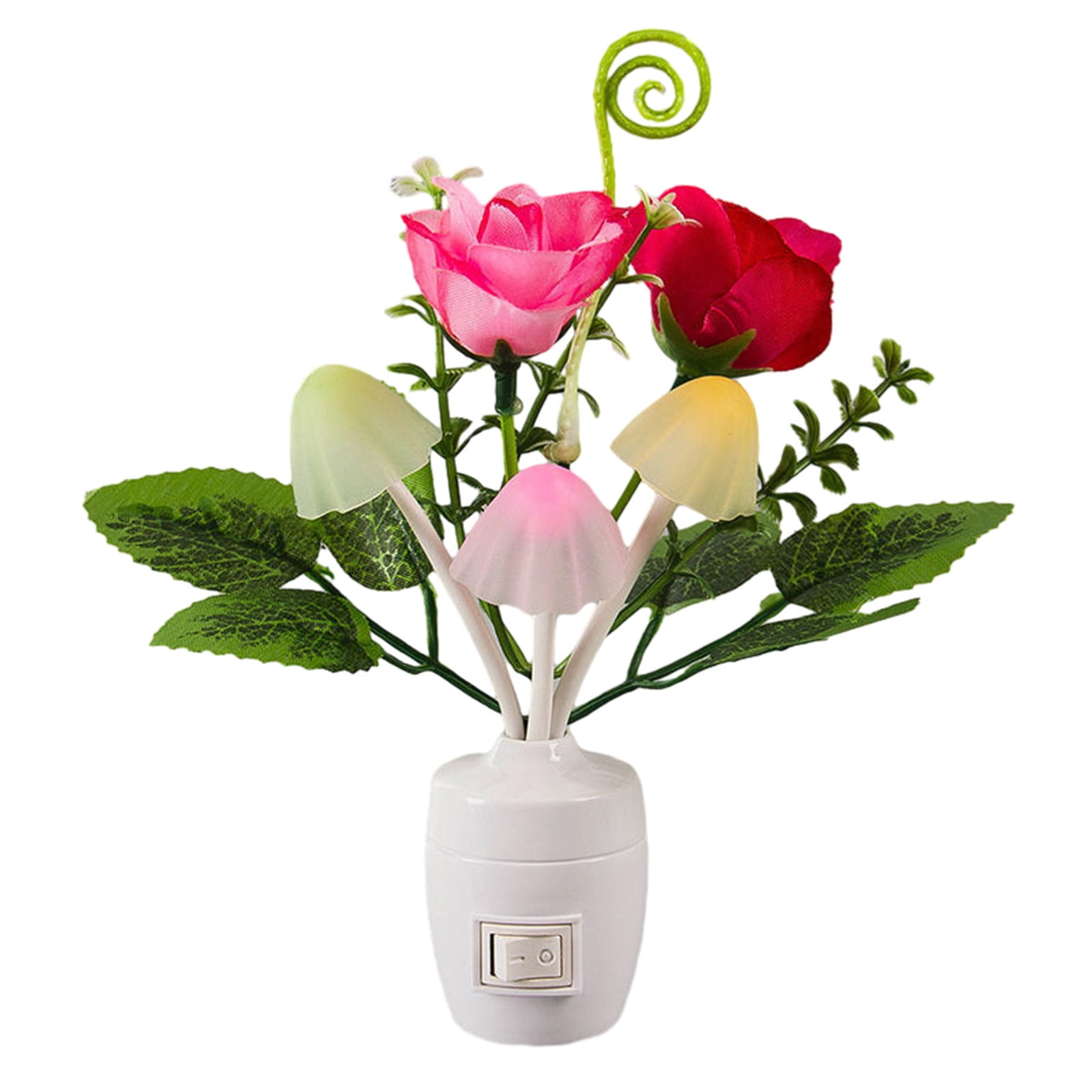 Christmas Savings Clearance! FELTREE Color Changing Plug-in LED Flower ...