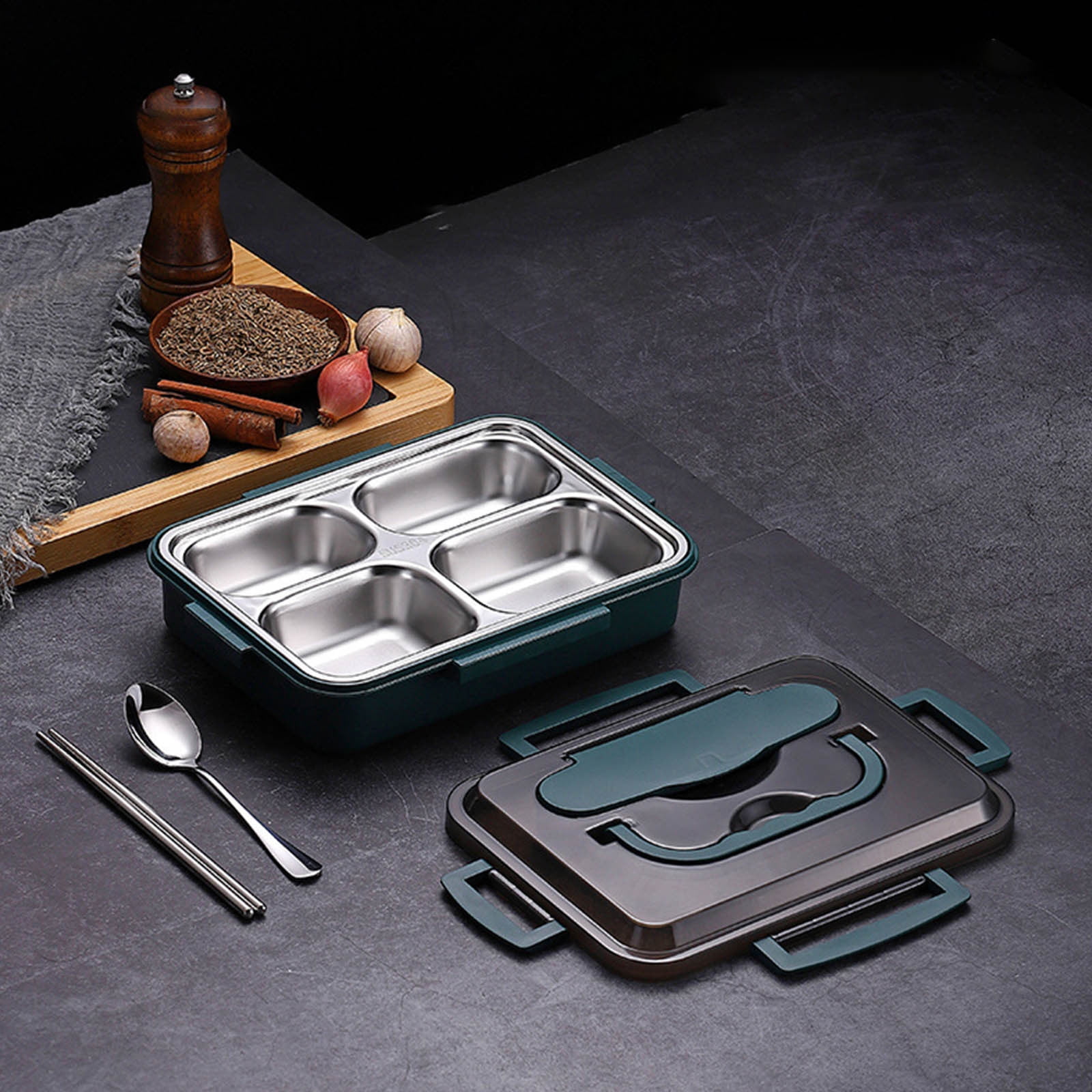 Christmas Savings Clearance! FELTREE Lunch Box, 800ML Plastic Lunch Box ...