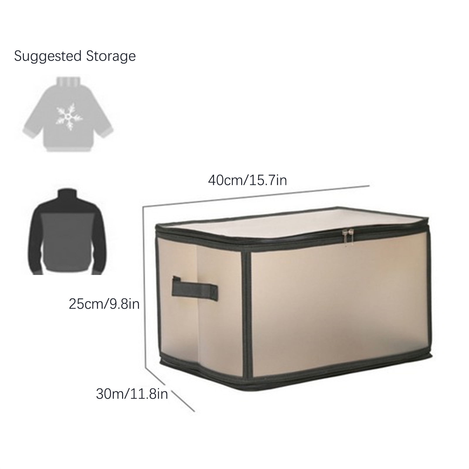 Christmas Savings Clearance! FELTREE PP Plastic Storage Box, Foldable ...