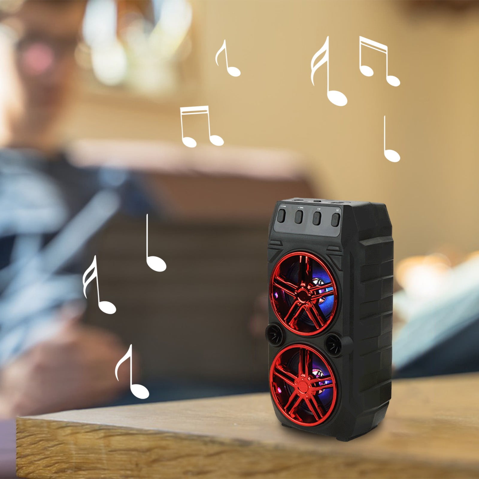 Christmas Savings Clearance! FELTREE Speaker, Wireless Bluetooth Speaker, Dual Speakers, Outdoor ...