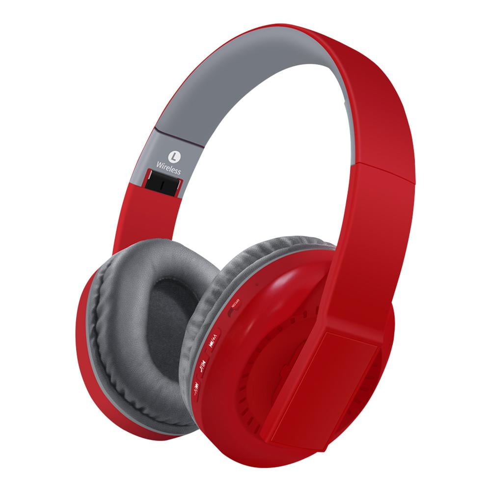 JOGZMZ 5.3 Wireless Bluetooth Headset, Full-Ear Heavy Bass Plug-In Card ...