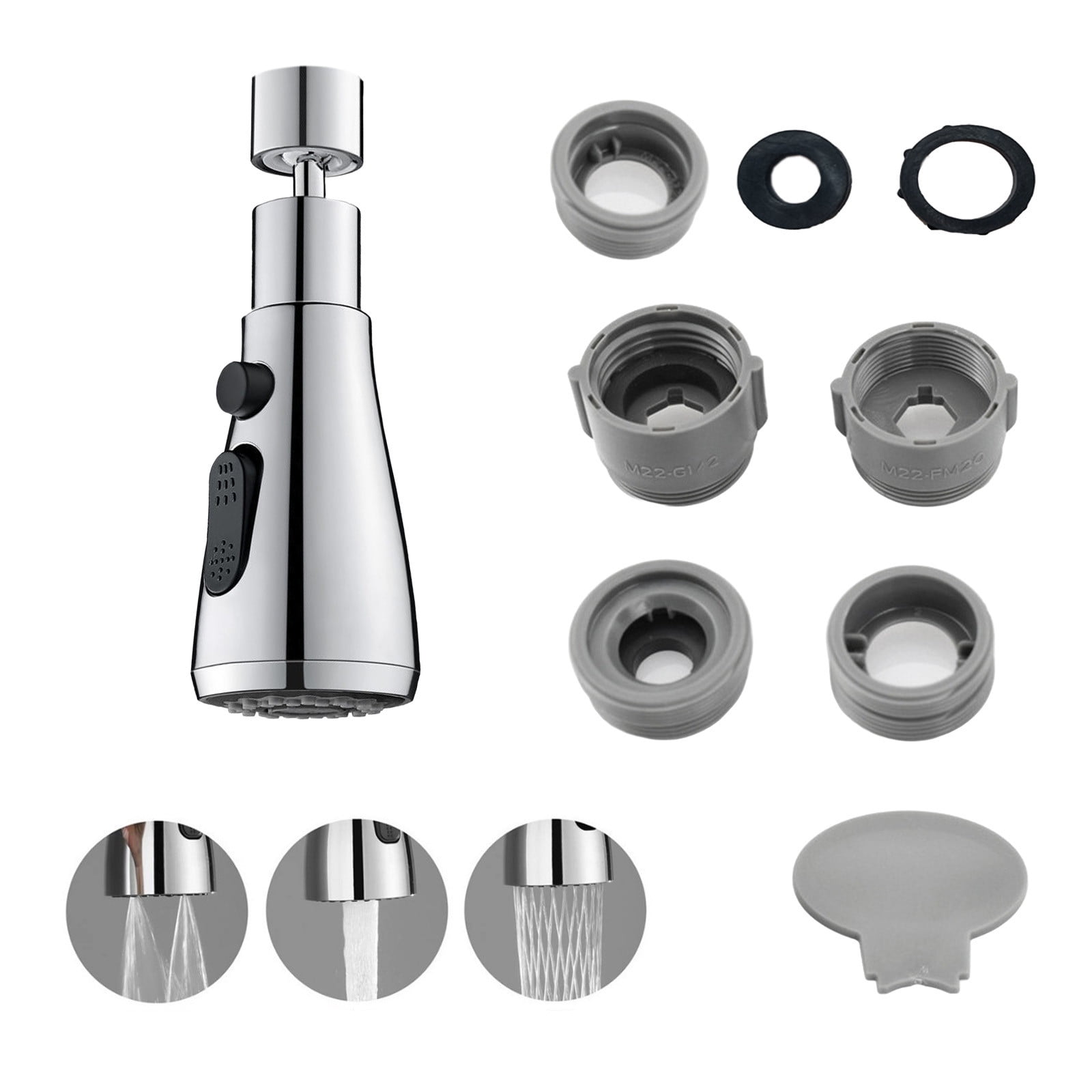 Back to School Savings! JOGZMZ Faucet Extender 360 Rotatable Faucet ...