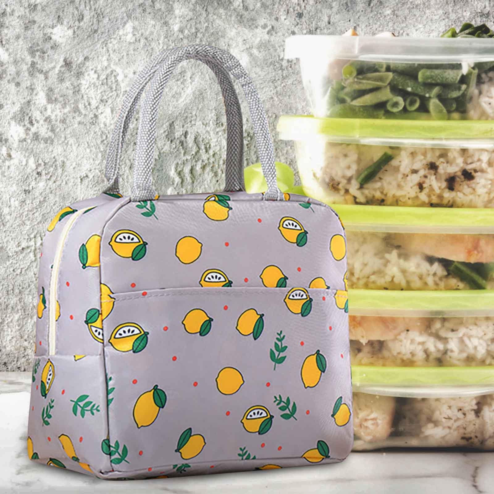 Back to School Savings! LSLJS Lunch Box, Lunch Bag Aluminum Foil Cute ...