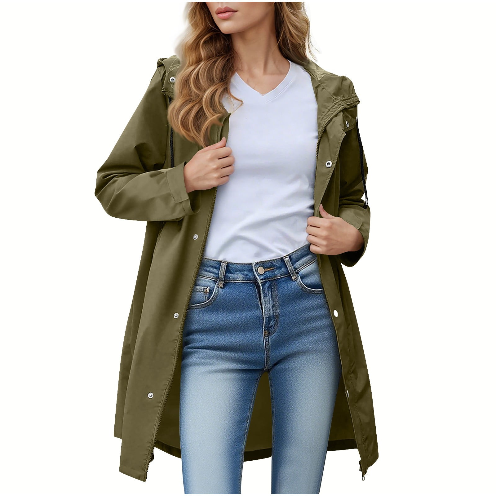 Fall Savings Pohista My Items Rain coats waterproof Womens Jackets ...