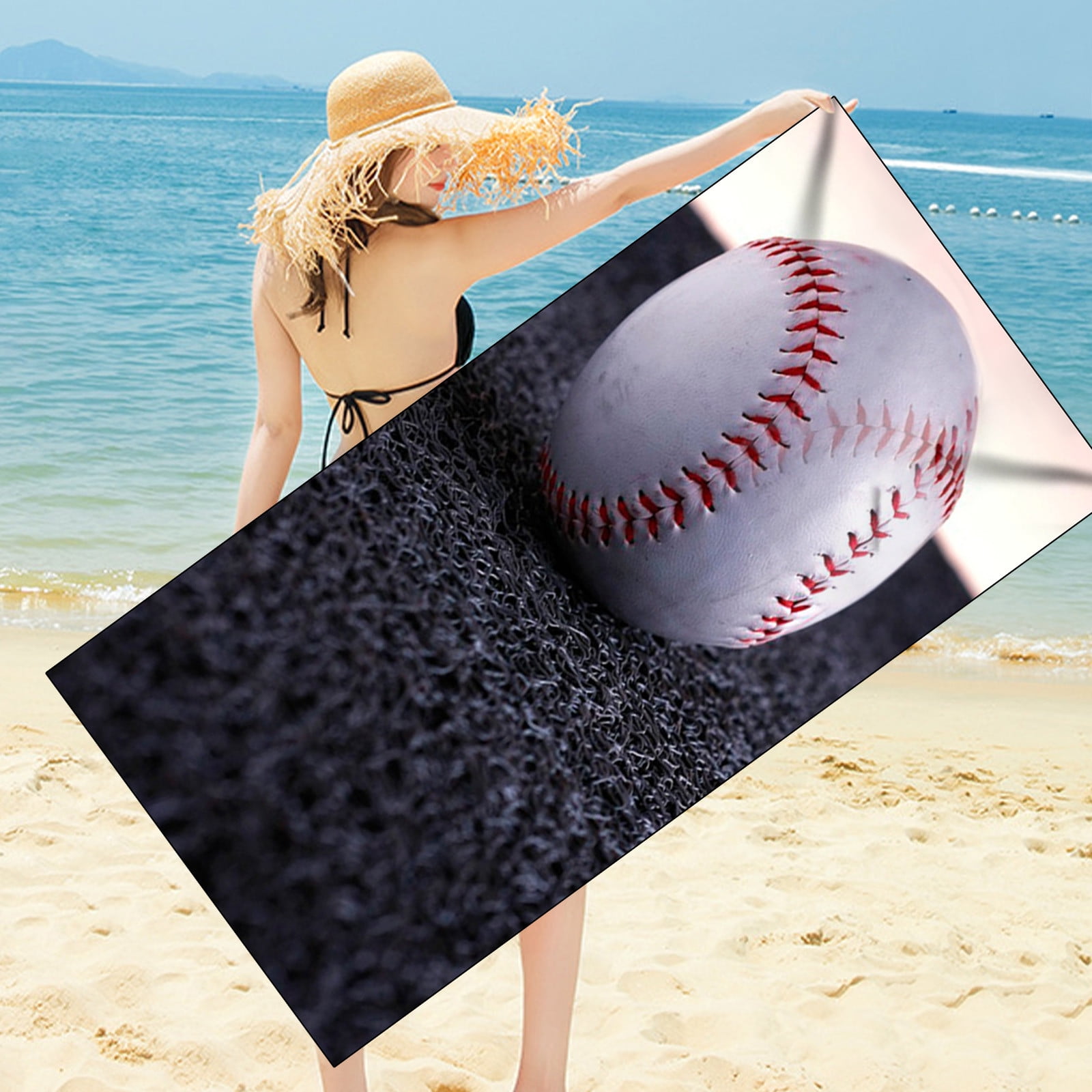 Christmas Savings Clearance!s! FELTREE Beach Towel, Microfiber Balls Beach Towel Large Beach ...