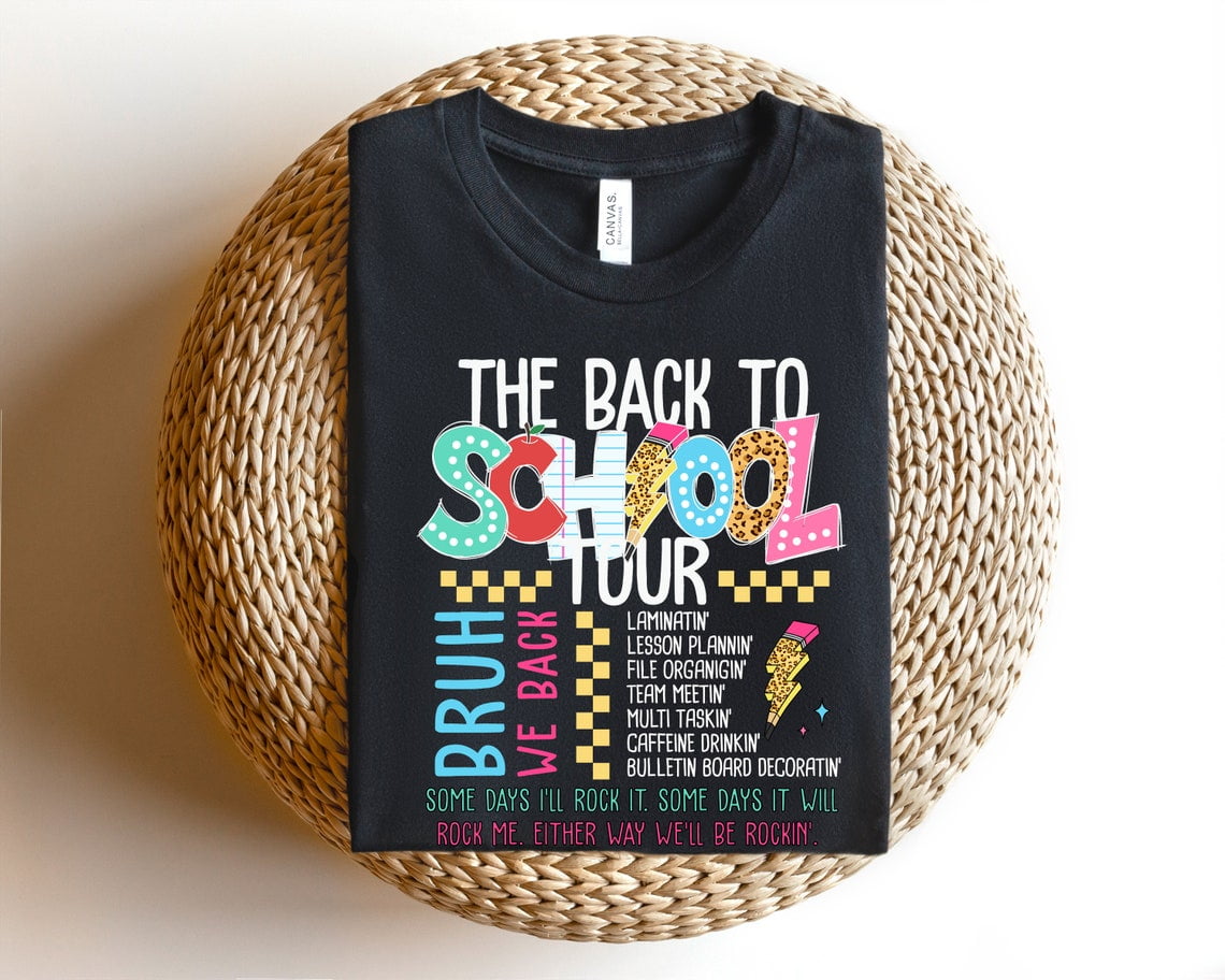 The Back To School Shirt, First Day Of School Shirt, Teacher Tshirt ...